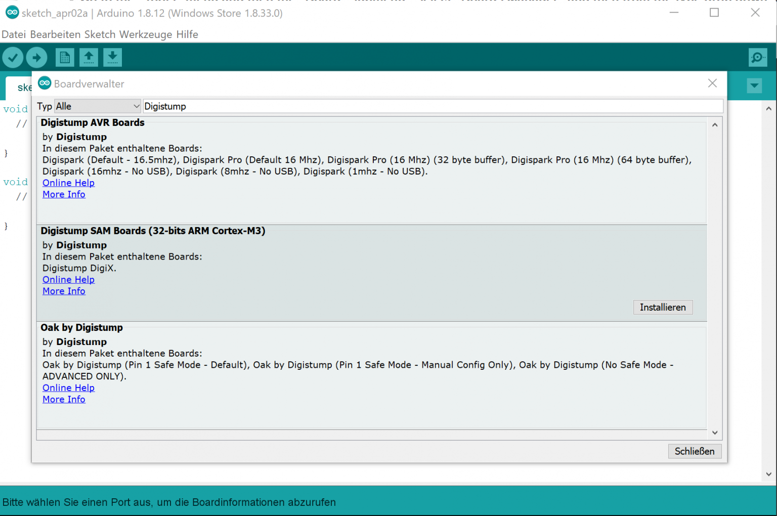 Digispark ATtiny85 mit Arduino IDE – jentsch.io