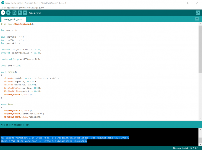 Digispark ATtiny85 mit Arduino IDE – jentsch.io